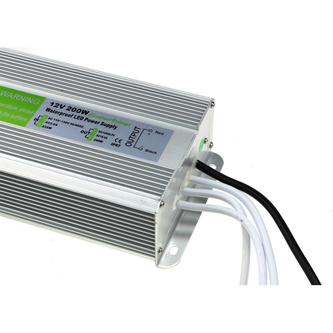 Τροφοδοτικο 24v - 8,3a - 200w μετασχηματιστης ρεύματος αδιάβροχο IP67