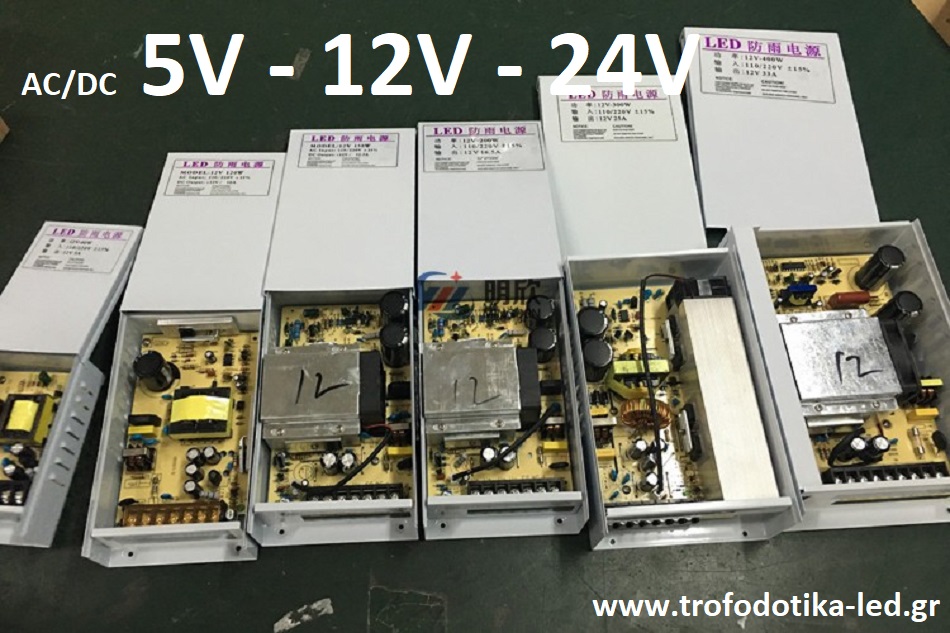 Τροφοδοτικά AC / DC IP65